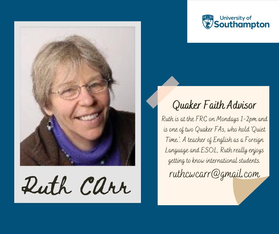 Faith Advisors | Faith and Reflection Centre | University of Southampton