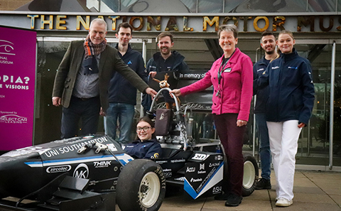 Formula racing car built by Southampton students enters motorsport's ...