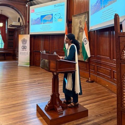 Dr Maitra at Indo UK Collaboration event at Indian High Commission