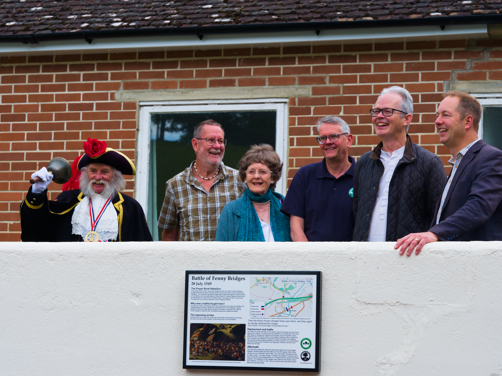 Battle of Fenny Bridges memorial unveiled | Humanities | University of ...