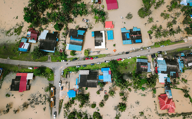 small country flooding