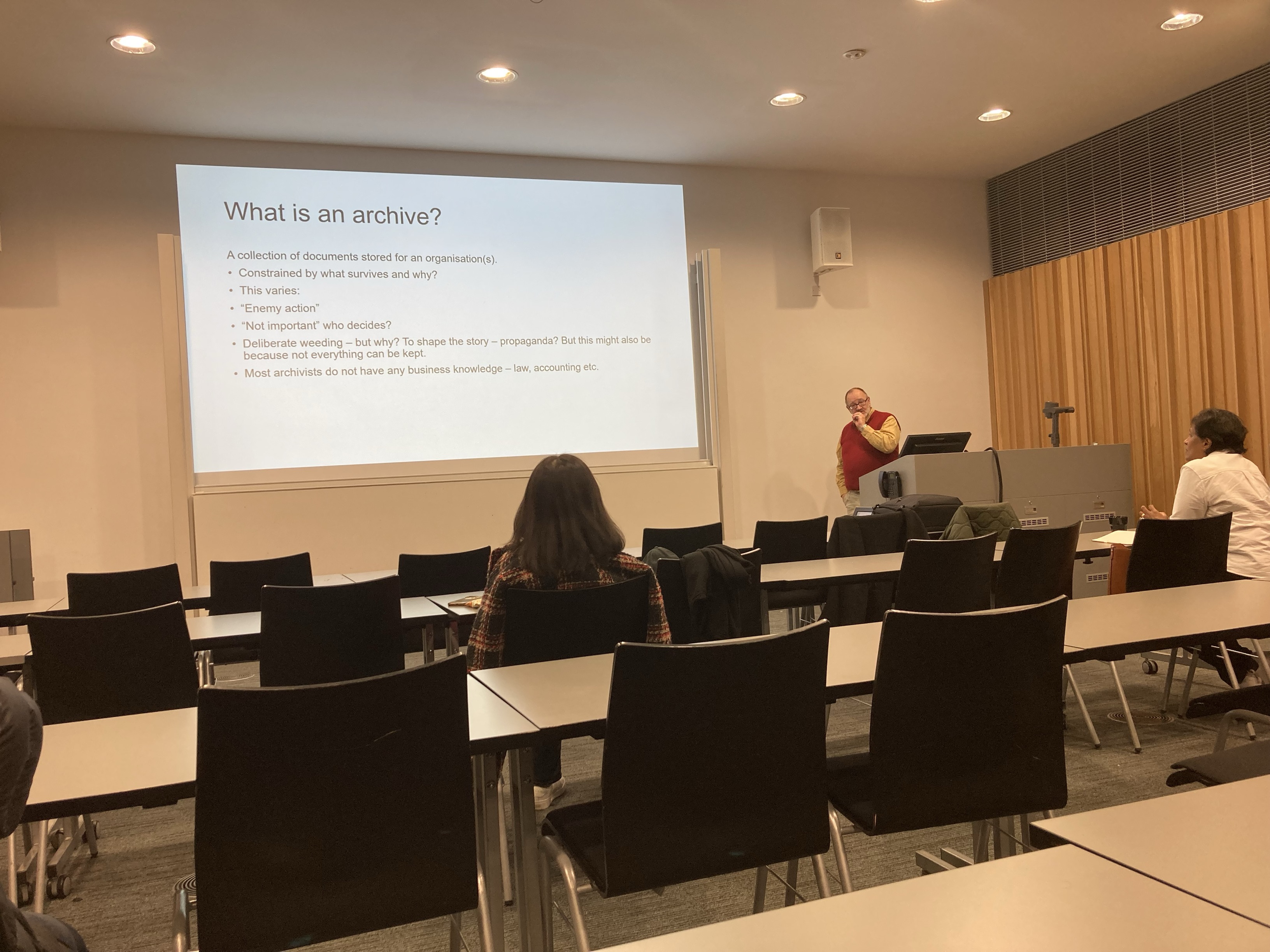 Dr Roy Edwards made a presentation on ’The History of Accounting in ...