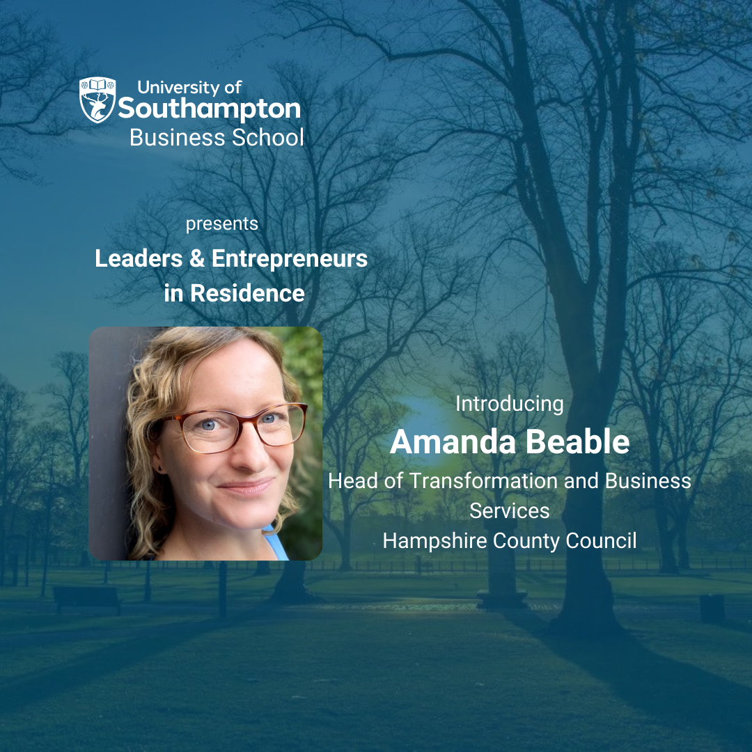 Amanda Beable Joins University of Southampton Business School as New ...
