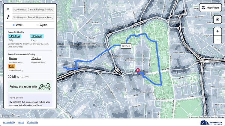 Most tranquil areas of Southampton mapped to create more peaceful ...