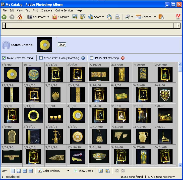 Adobe Photoshop Album tests